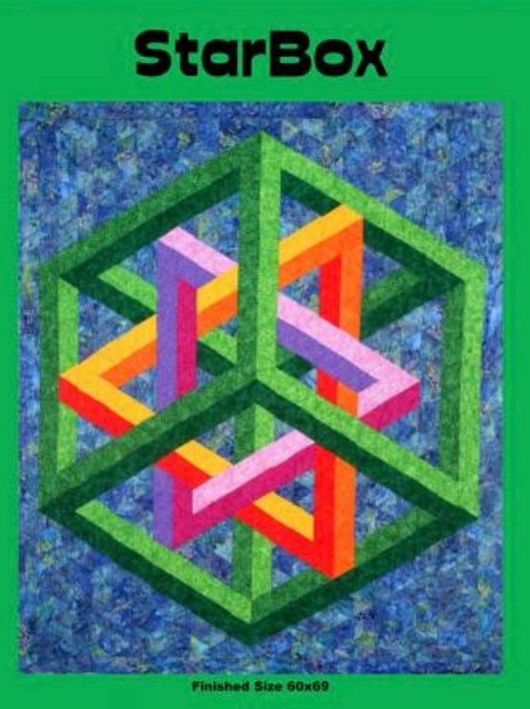 Starbox Quilt Pattern-quilters Clinic Quilt Pattern-3d Quilt Pattern - Etsy