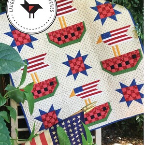 Star Spangled Picnic-quilt Pattern-laugh Yourself Into Stitches-karen ...