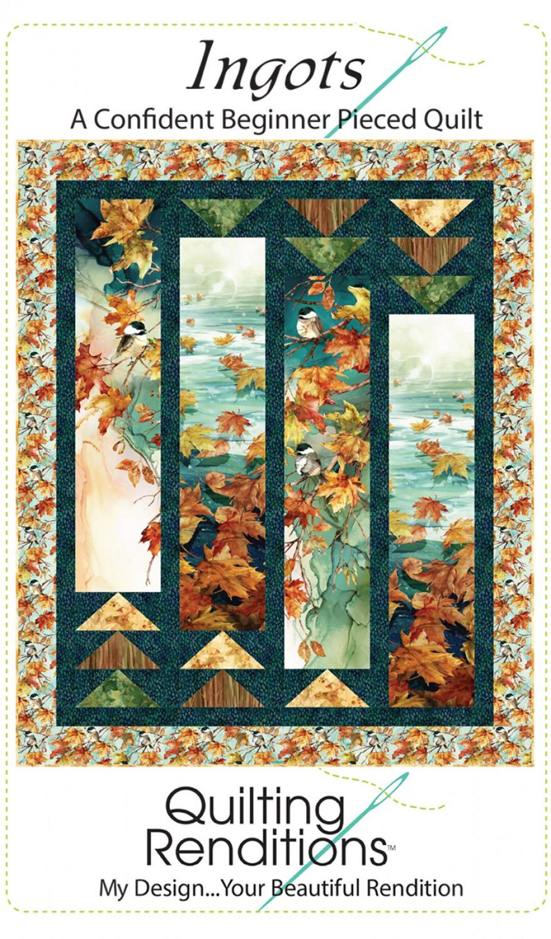 Ingots-quilt Pattern-quilting Renditions-panel Quilt Pattern - Etsy