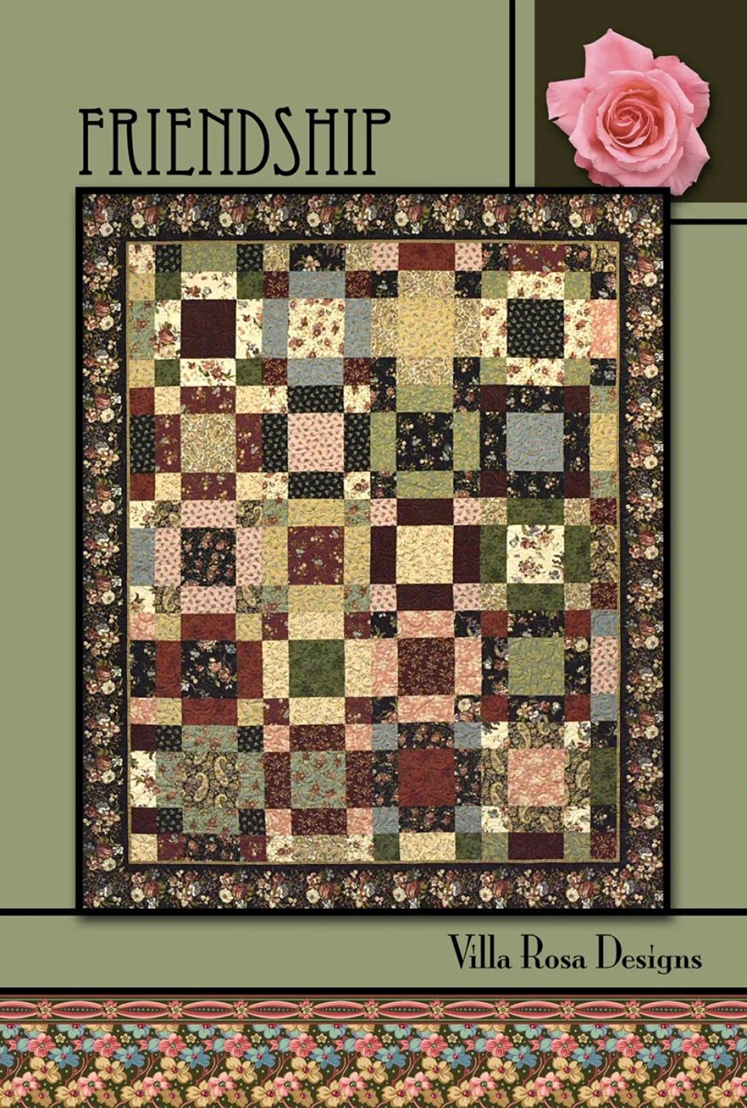 Friendship Quilt Pattern PDF Quilt Pattern-villa Rosa Instant Download ...