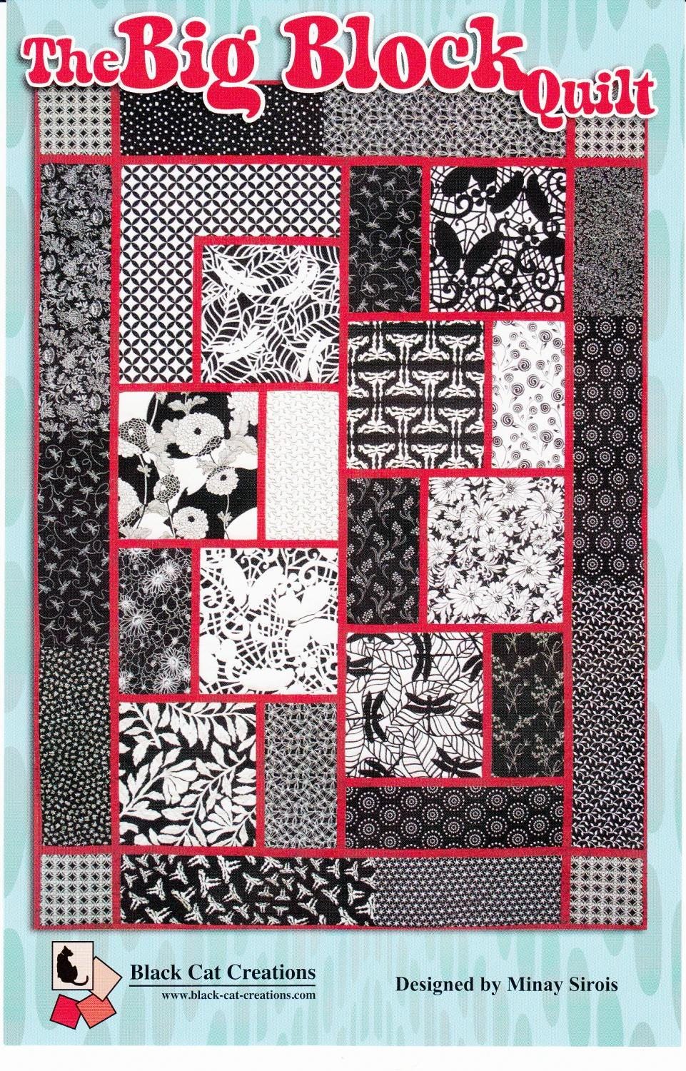 Big Block Quilt Pattern: Easy Pieced Design (PDF Pattern) - Etsy