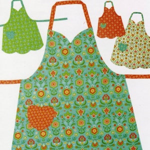 Bake Sale Apron Pattern-cabbage Rose-barbara Brandeburg - Etsy