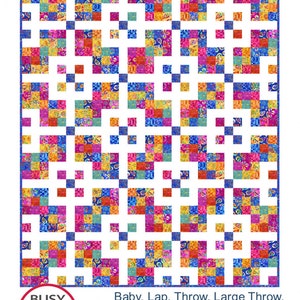 Grid Pop Quilt Pattern-busy Hands Quilt Pattern-myra Barnes Quilt ...