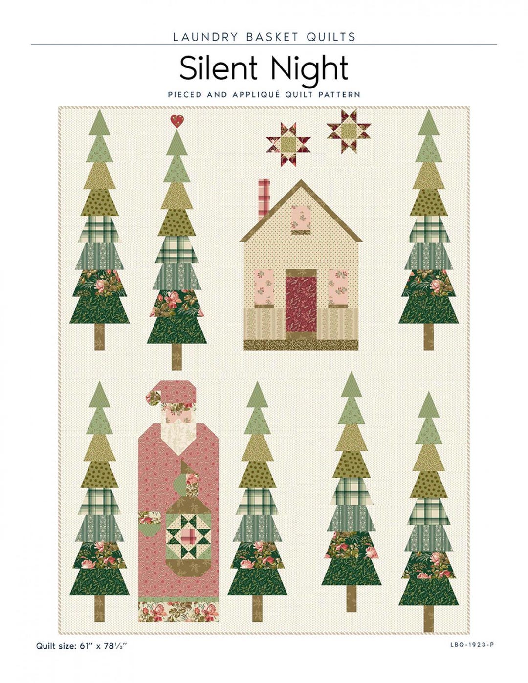 PREORDER: Silent Night Quilt Pattern by Laundry Basket Edyta Sitar - Etsy