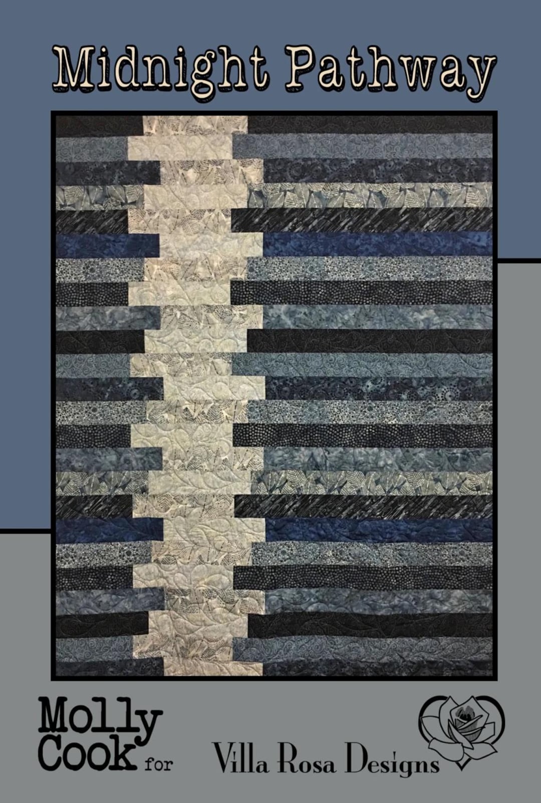 Midnight Pathway Quilt Pattern: Strip Friendly Design (PDF Pattern) - Etsy