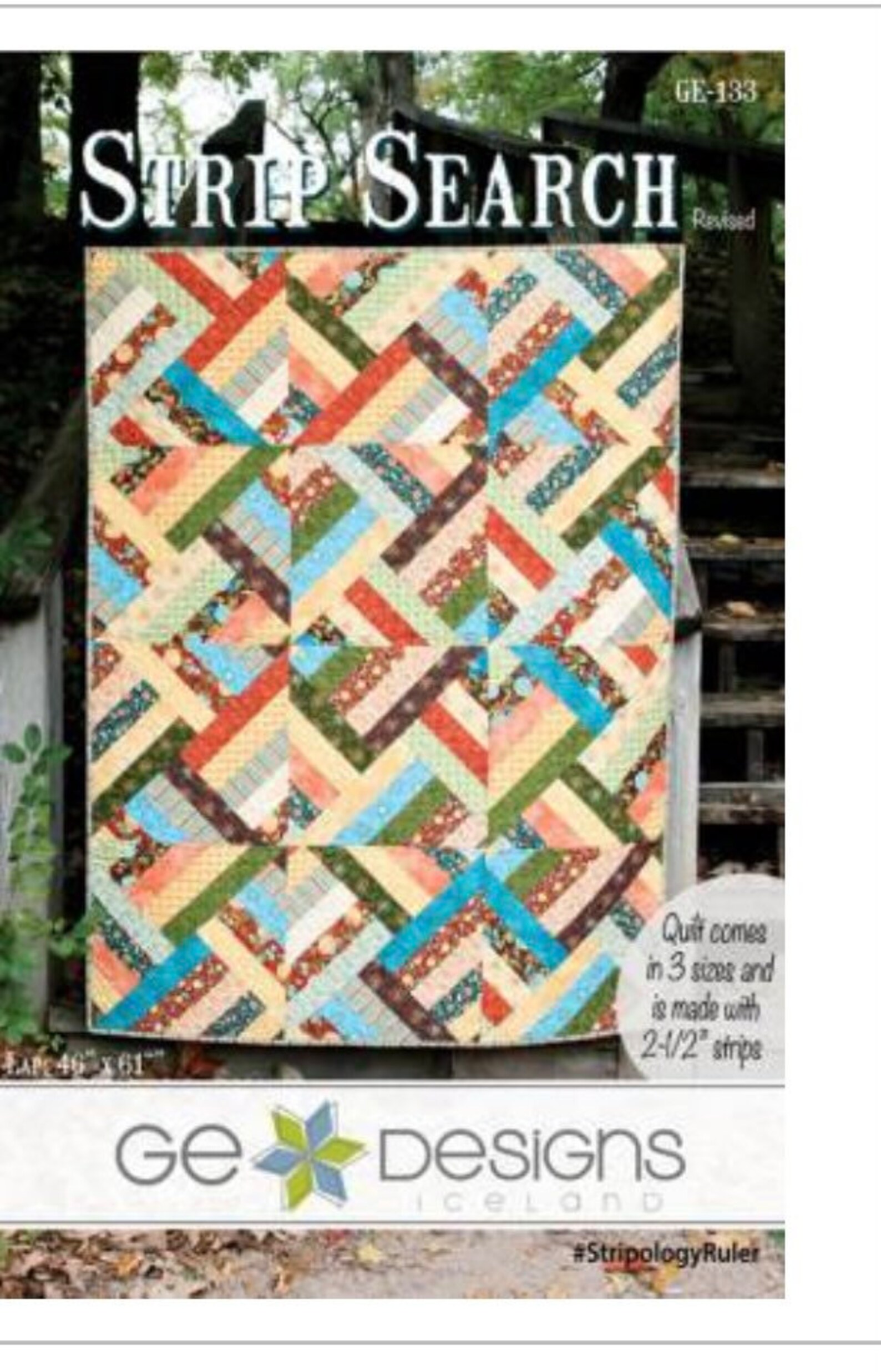 Strip Search Quilt Pattern-g E Designs-jelly Roll Quilt - Etsy