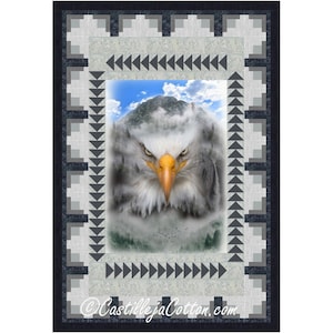 Eagle Mirage Panel Quilt Pattern PDF Quilt Pattern-diane Mcgregor-castilleja Cotton - Etsy