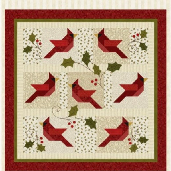 Cardinal Quilt Pattern - Etsy