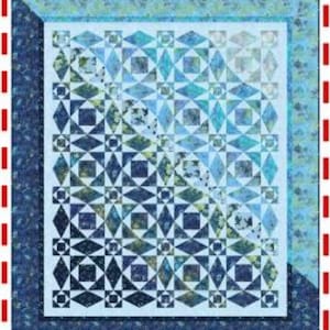 High Tide Quilt Pattern-fabric Addict-star Quilt Pattern - Etsy