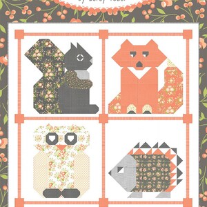 Woodland Frolic Quilt Pattern-coriander Quilts Quilt Pattern - Etsy