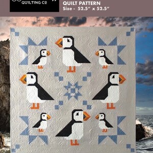 Puffin Star Quilt Pattern by Art East - Etsy