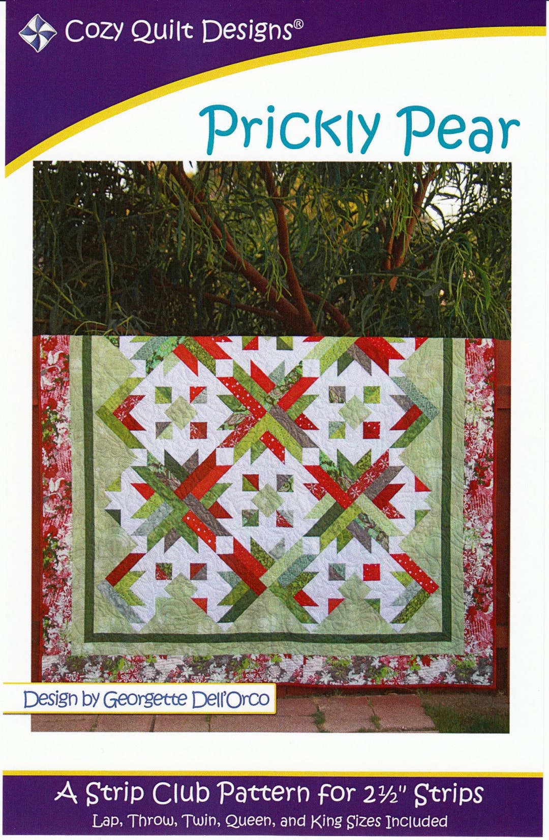 Prickly Pear-quilt Pattern Cozy Strip Club Quilt Pattern-precut ...