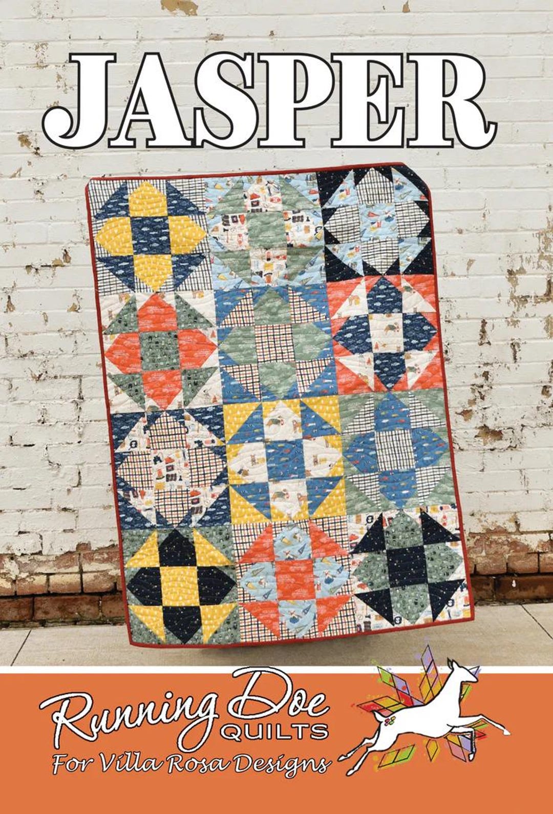 Jasper Lap Quilt Pattern: Modern Fat Quarter Design (PDF Download ...