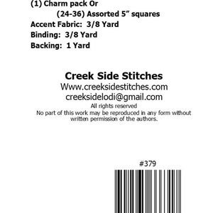 This Way or That-table Runner Pattern charm Pack Table Runner Pattern ...