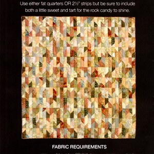 ROCK Candy-fat Quarter/jelly Roll Quilt Pattern* Kenna Ogg* Madison ...