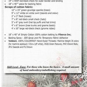 Home With a Gnome- Table Runner Quilt Pattern-patch Abilities -gnomes ...