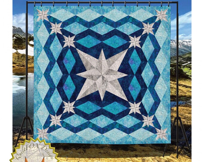 Guiding Star-cross Quilt Pattern-quiltfox Designs-religious/holiday Quilt Pattern - Etsy