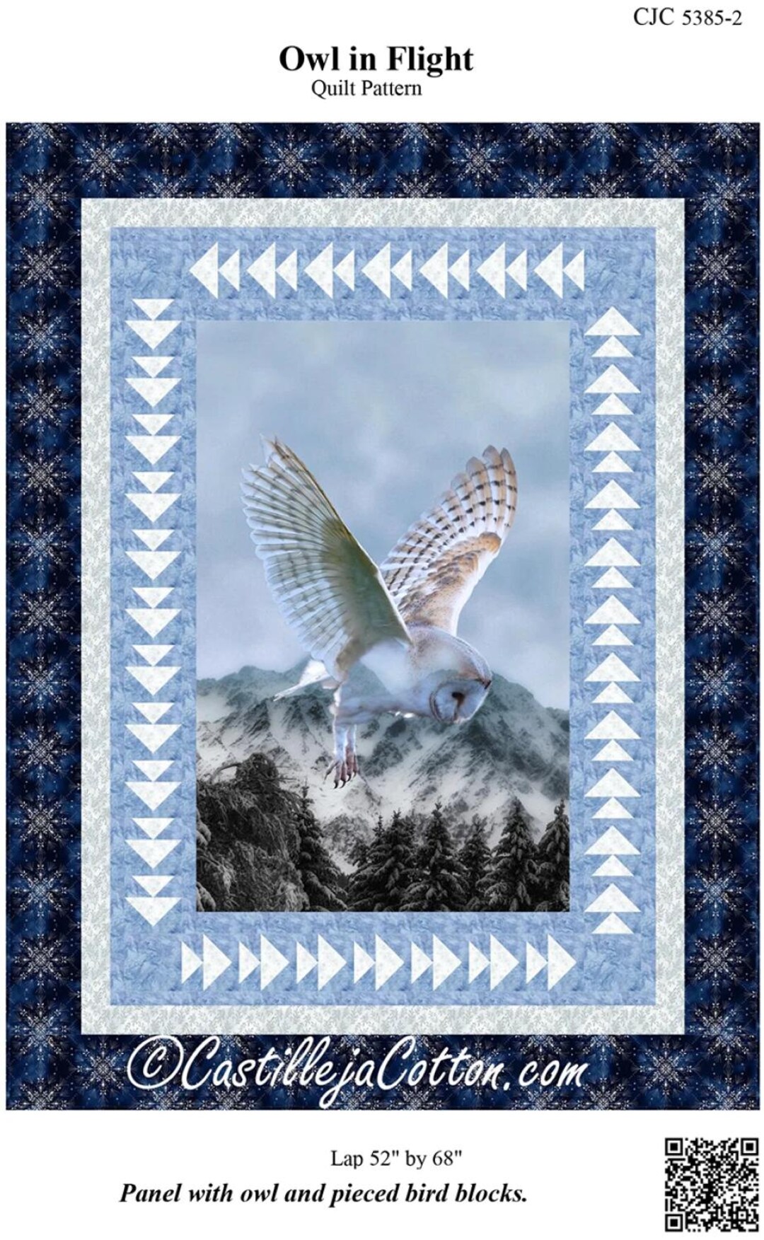 Eule im Flug Quilt Pattern PDF Quilt Pattern-Diane McGregor-Castilleja Cotton - Etsy.de