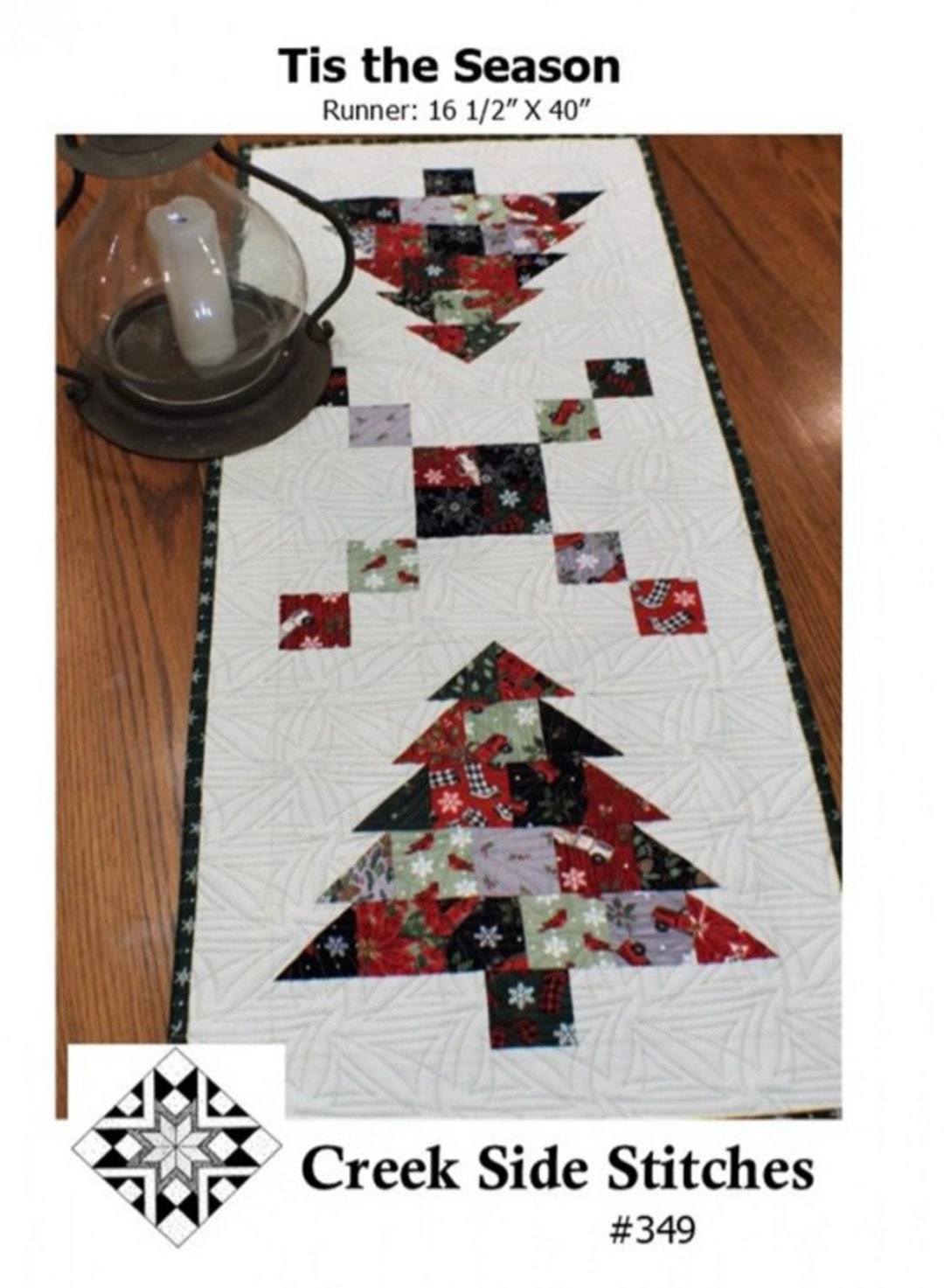 Tis the Season-table Runner Pattern -christmas Table Runner Pattern-creek Side Stitches - Etsy