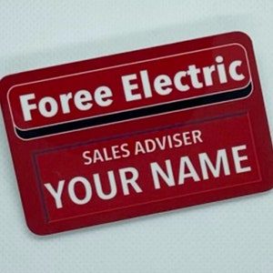 FOREE ELECTRIC Shaun of the Dead - Staff Name Badge - Novelty / Fancy ...