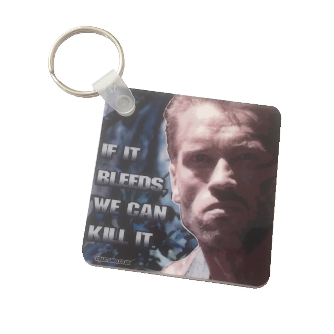 PREDATOR - Key Fob - "if It Bleeds, We Can Kill It." - Plastic / Double ...