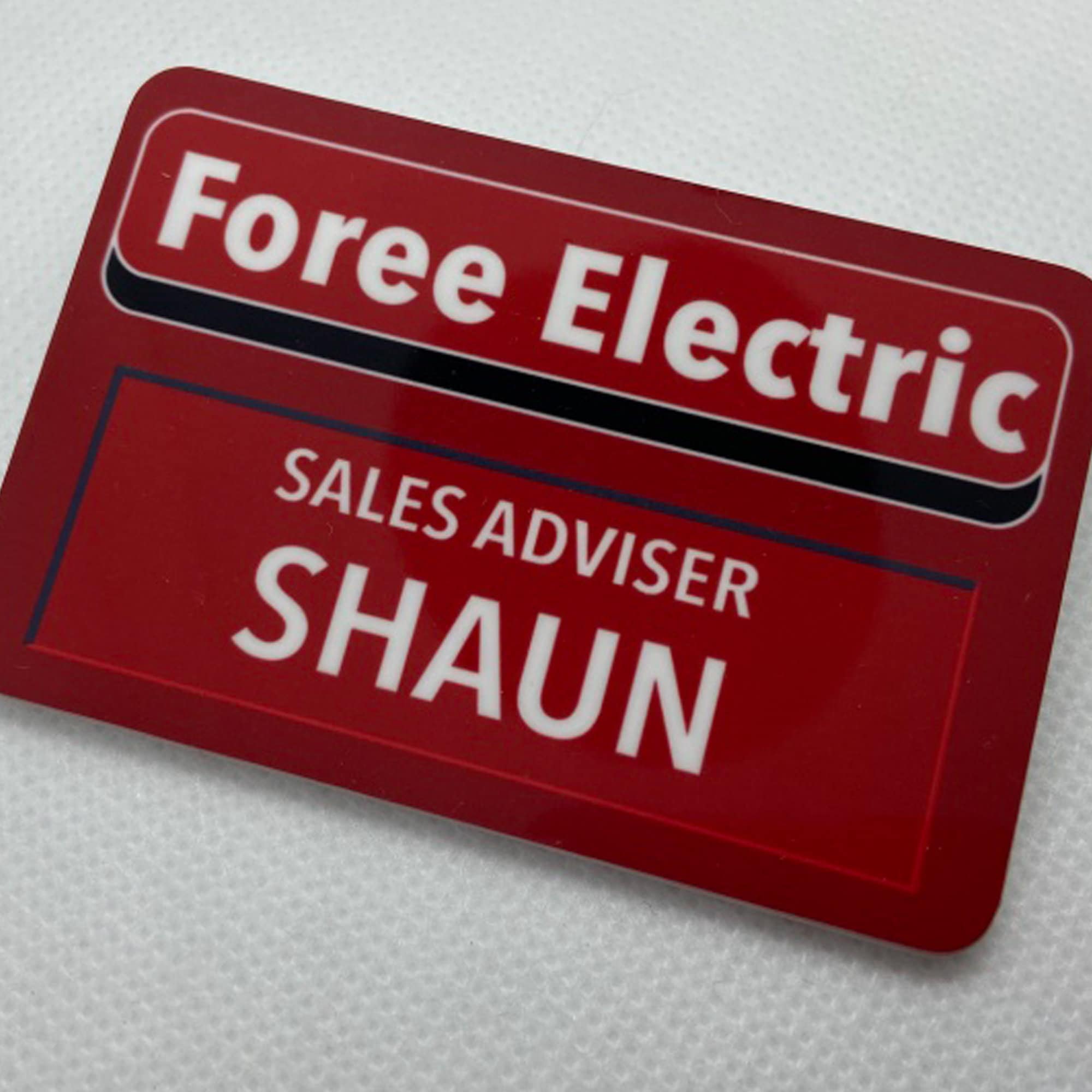 FOREE ELECTRIC Shaun of the Dead - Staff Name Badge - Novelty / Fancy ...