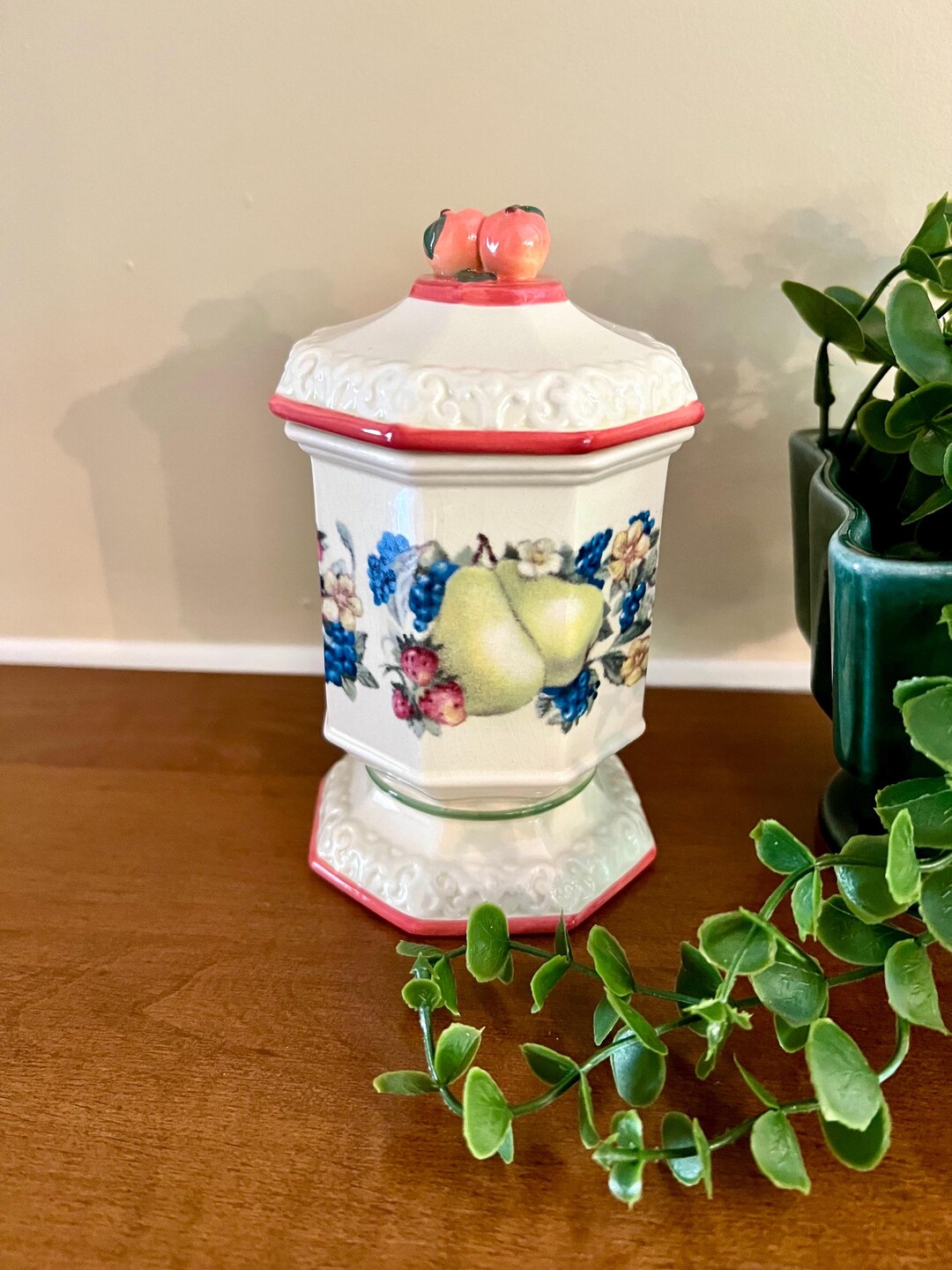 Avon Sweet Country Harvest Sugar Bowl Canister - Etsy