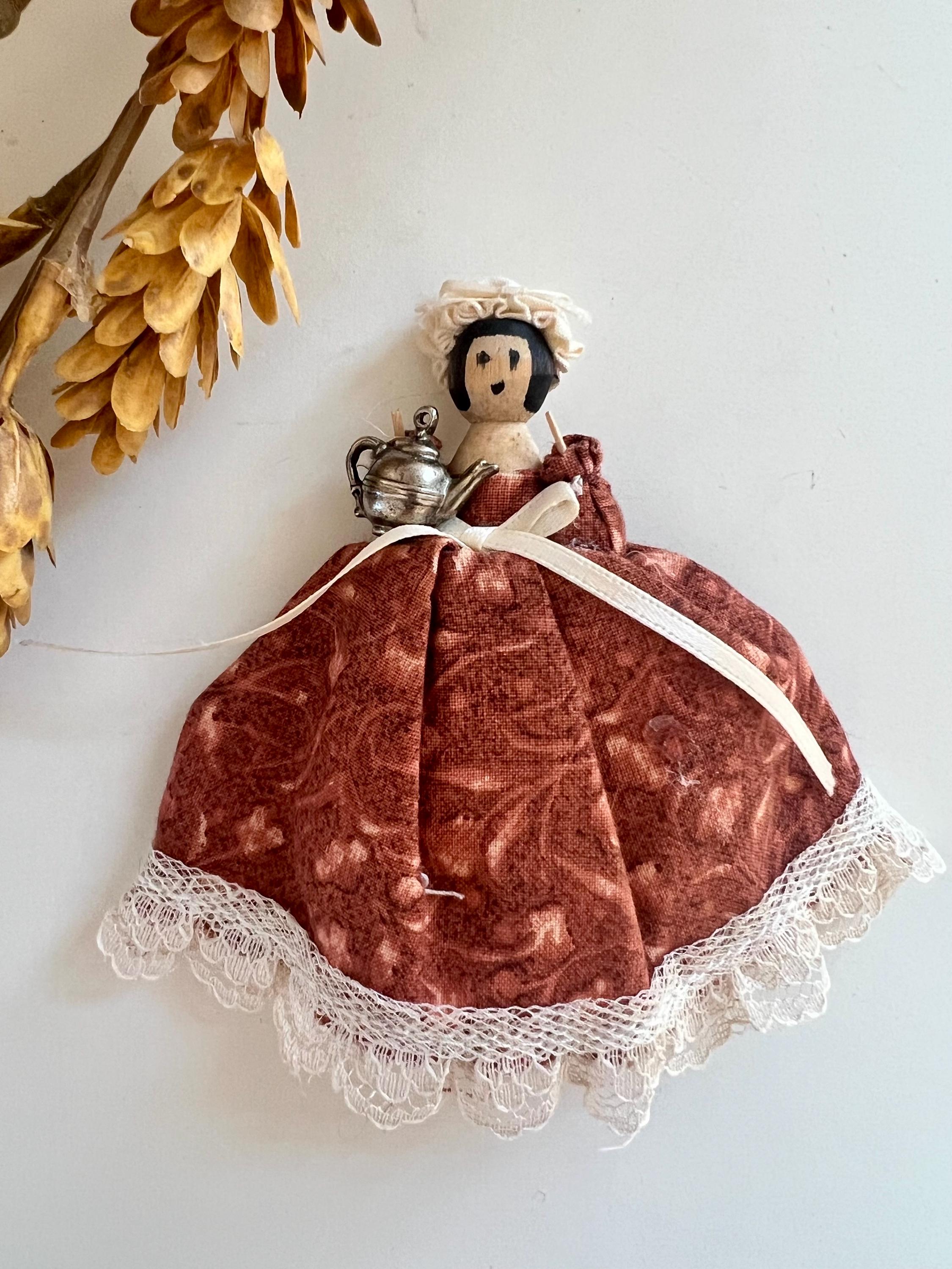 Set of Four Clothespin Dolls, Vintage - Etsy