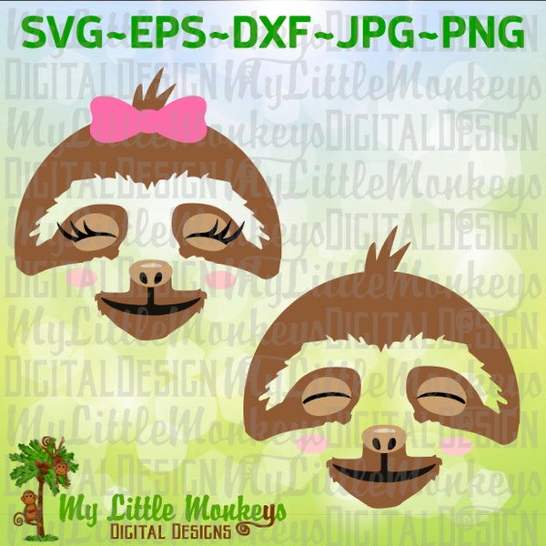 Sloth Face - Etsy