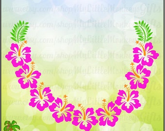 Hawaiian Lei Svg - Etsy