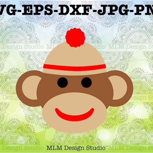 Sock Monkey Art - Etsy