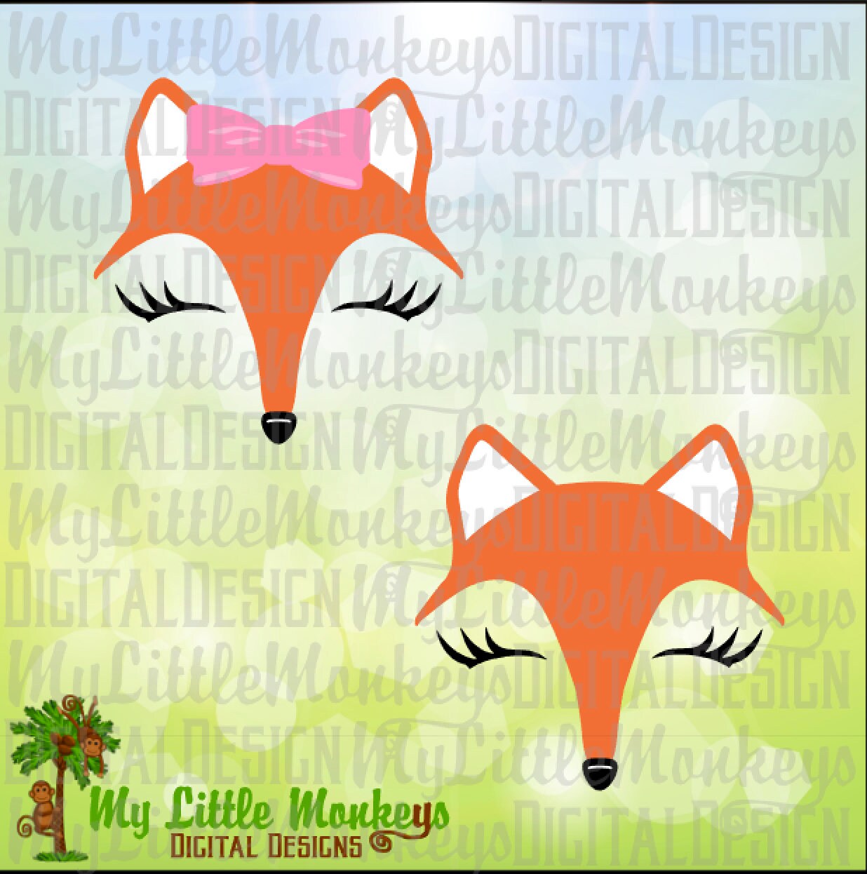 Woodland Animal Faces Bundle Designs Commercial Use SVG - Etsy UK