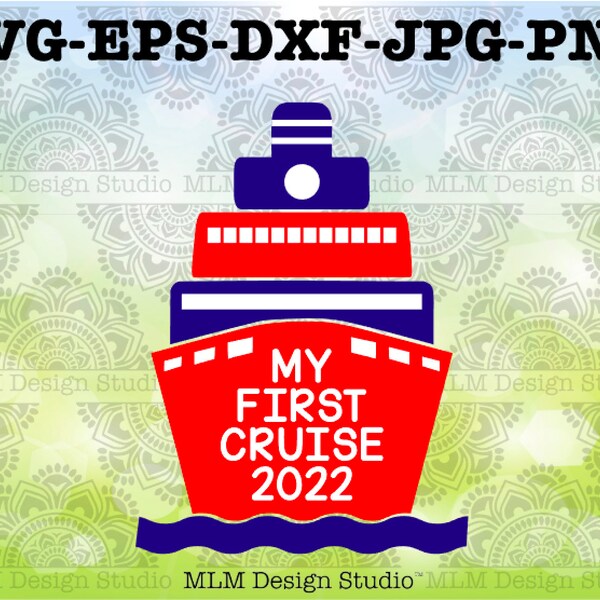 My First Cruise Svg - Etsy