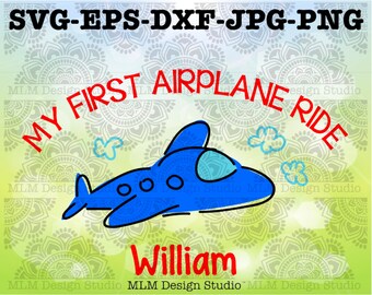 My First Plane Ride Svg - Etsy UK