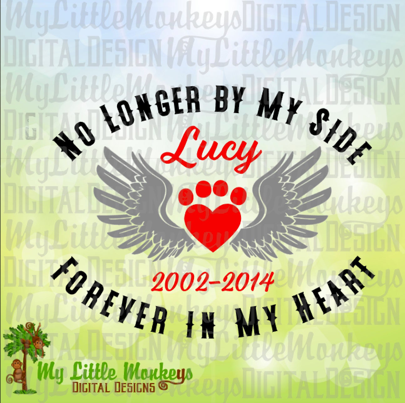 No Longer by My Side Forever in My Heart Dog Memorial Heart - Etsy No Longer by My Side Forever in My Heart Dog Memorial Heart - Etsy