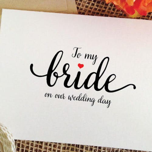 Wedding Card for Groom Gift From Bride to Groom Gift Husband - Etsy