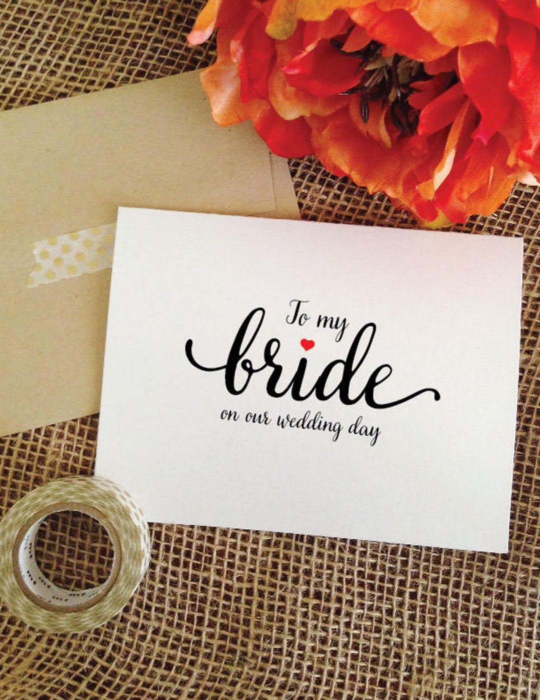 Groom to Bride Gift Wedding Card to Bride Gift From Groom Gift - Etsy