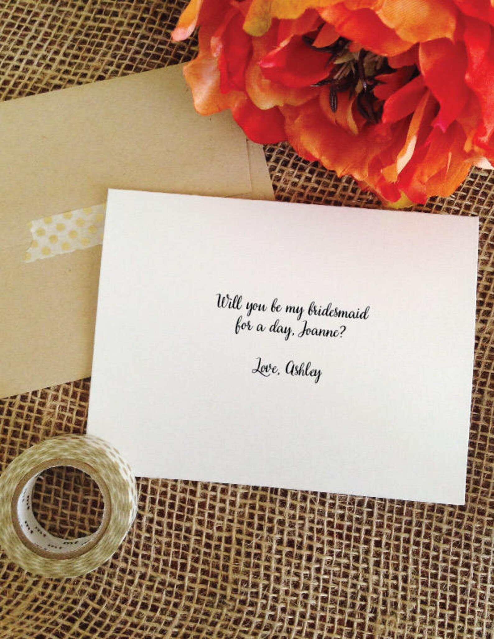 Card Asking Cousin Bridesmaid Proposal You Will Be My Cousin | Etsy