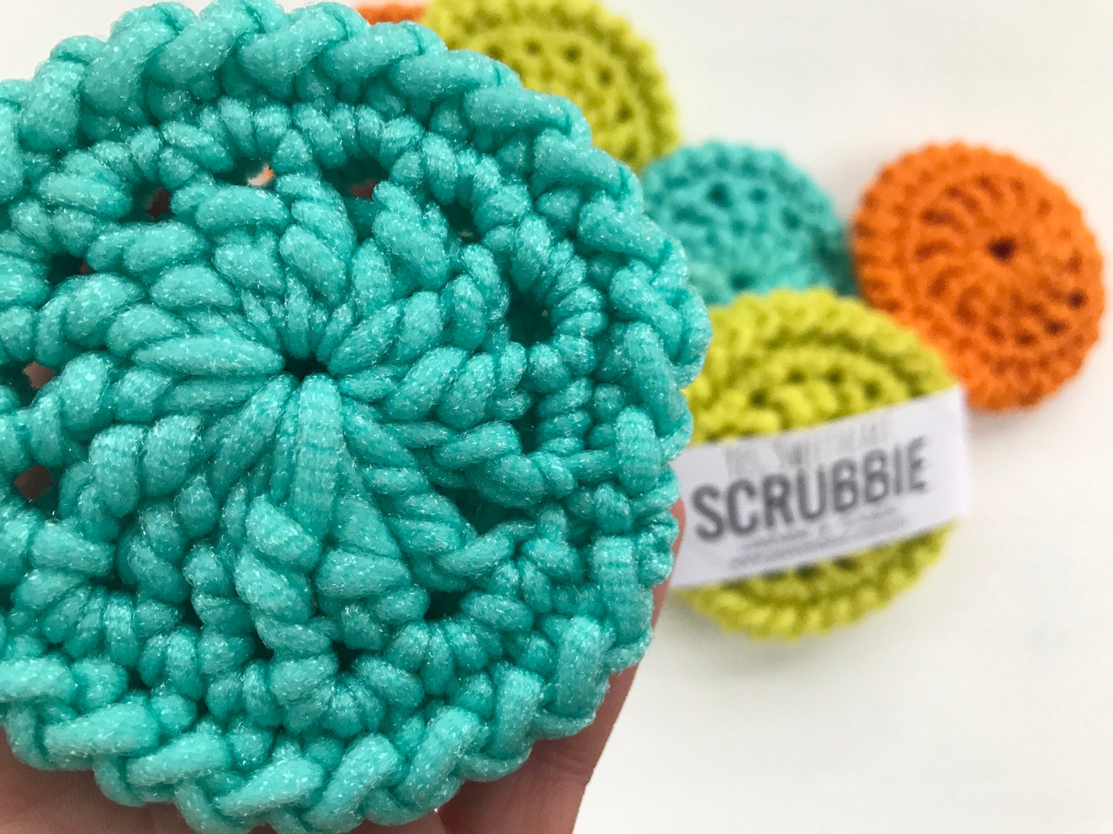 Washable Dish Scrubbies Pack of 2 Kitchen Cleaning Home - Etsy