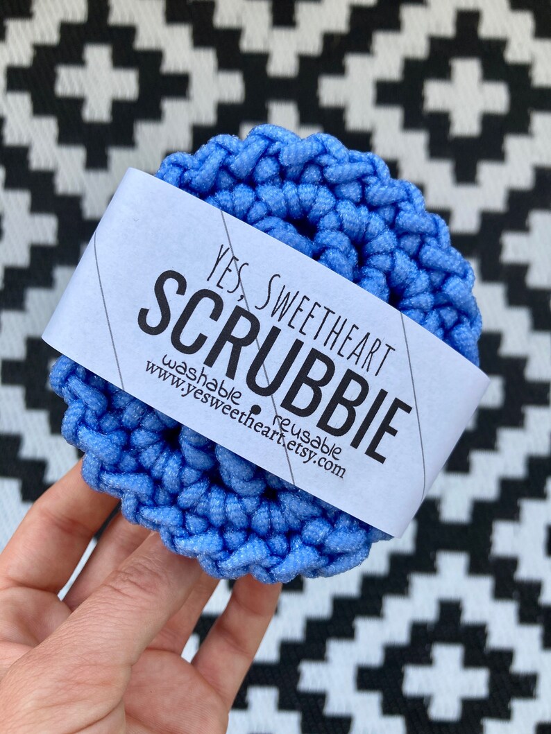 Washable Dish Scrubbies Pack of 2 Kitchen Cleaning Home - Etsy