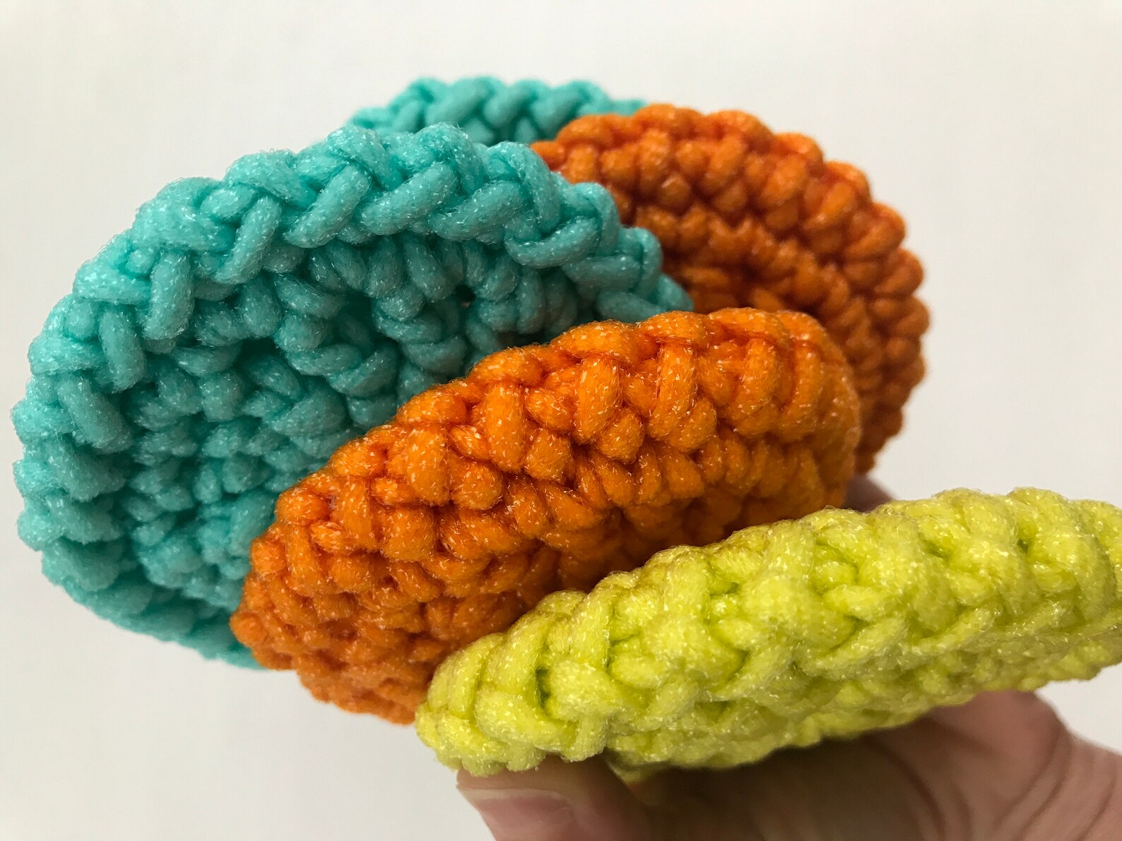 Washable Dish Scrubbies Pack of 2 Kitchen Cleaning Home - Etsy