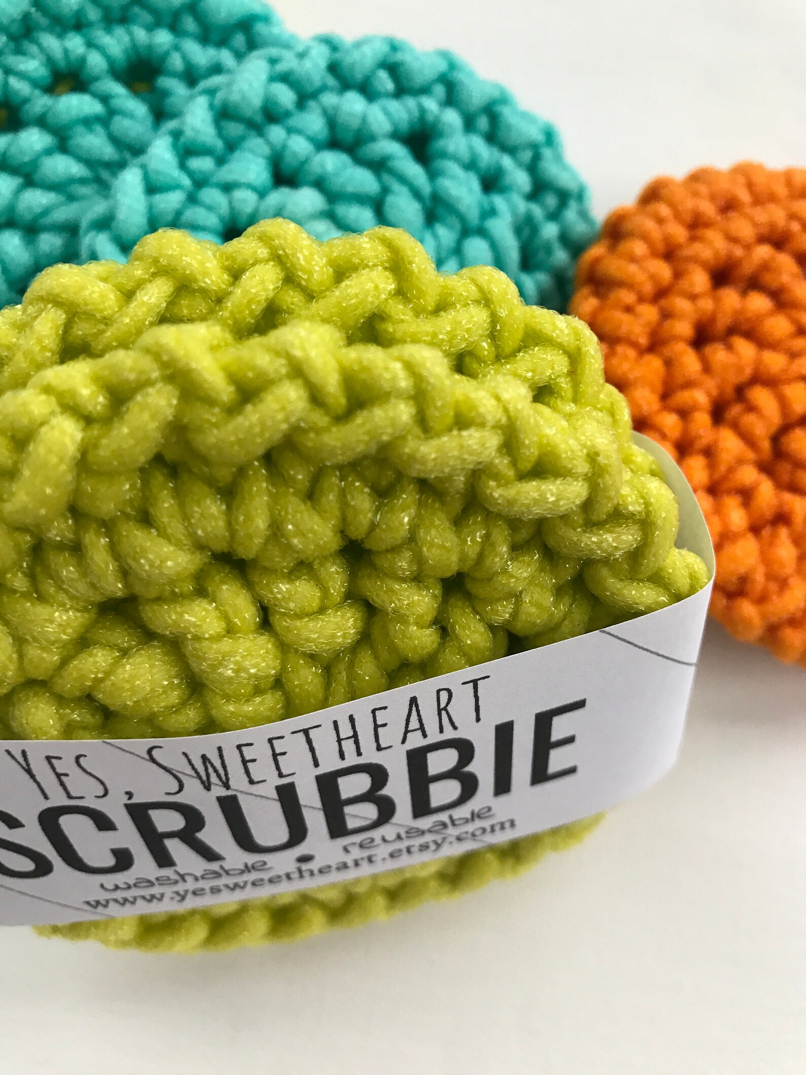 Washable Dish Scrubbies Pack of 2 Kitchen Cleaning Home - Etsy