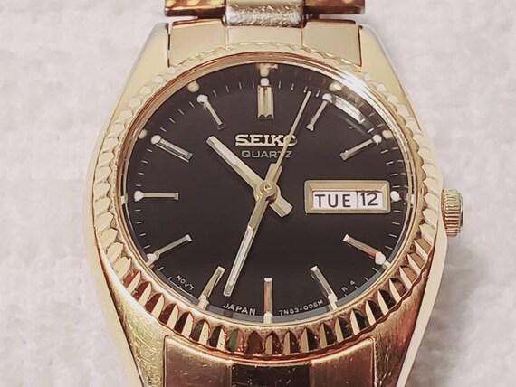 vintage seiko gold day - Gem