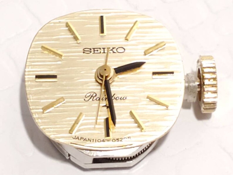 Vintage Seiko Rainbow Wind up Gold Plated Women's Watch | Etsy