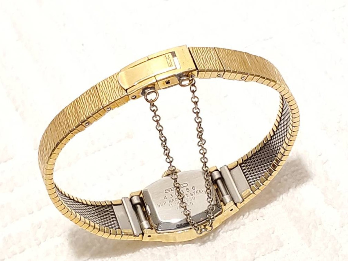 Vintage Seiko Rainbow Wind up Gold Plated Women's Watch | Etsy