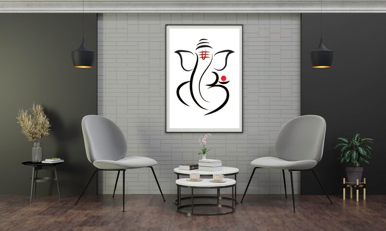Lord Ganesh Abstract - Etsy