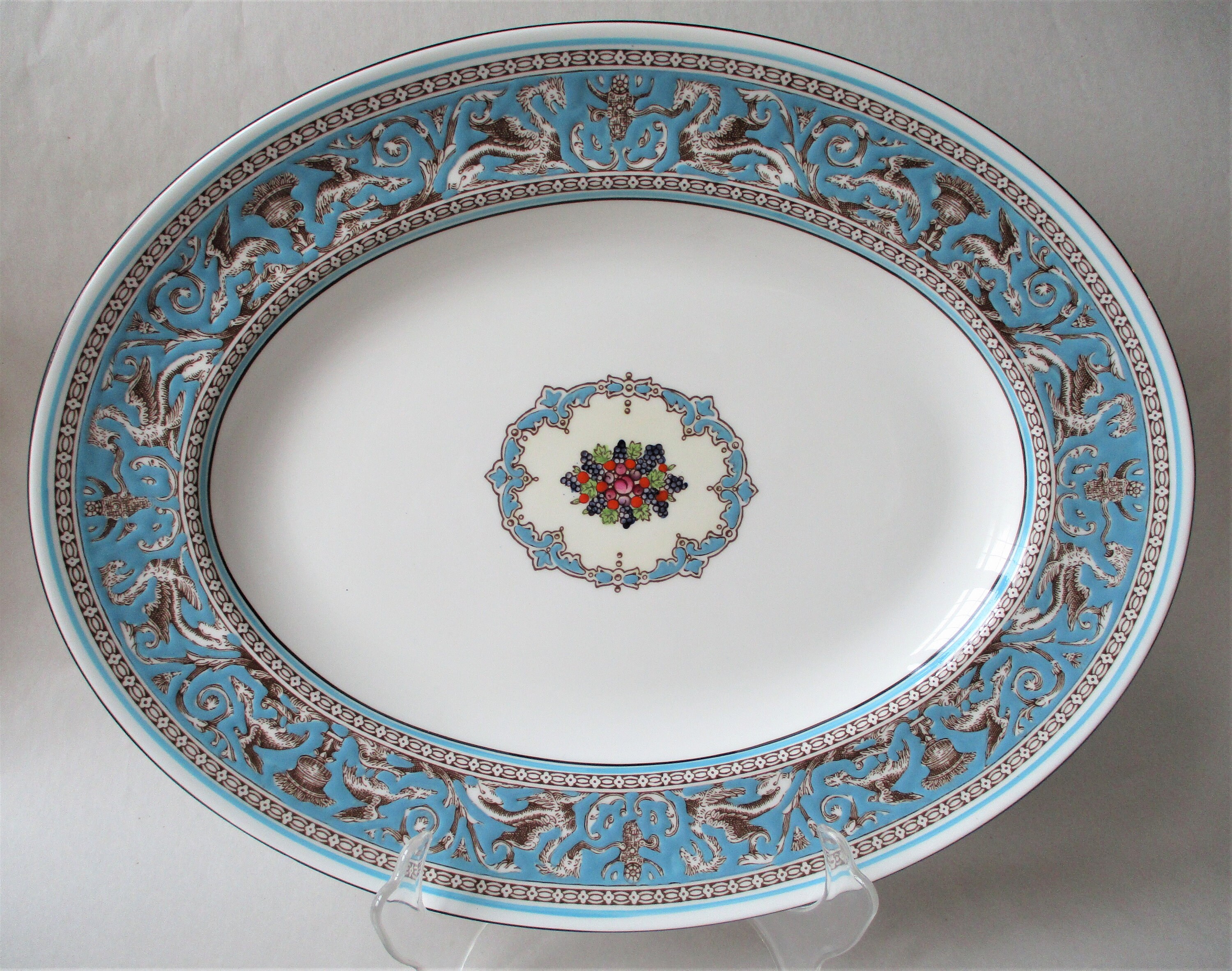 WEDGWOOD Florentine 14 Oval SERVING PLATTER W2714 - Etsy