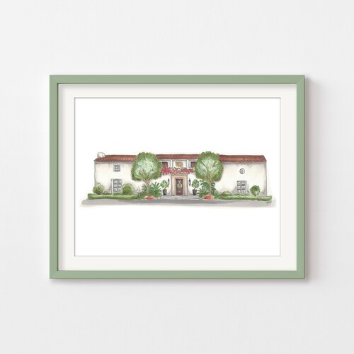 Father of the Bride House Art Print - Etsy