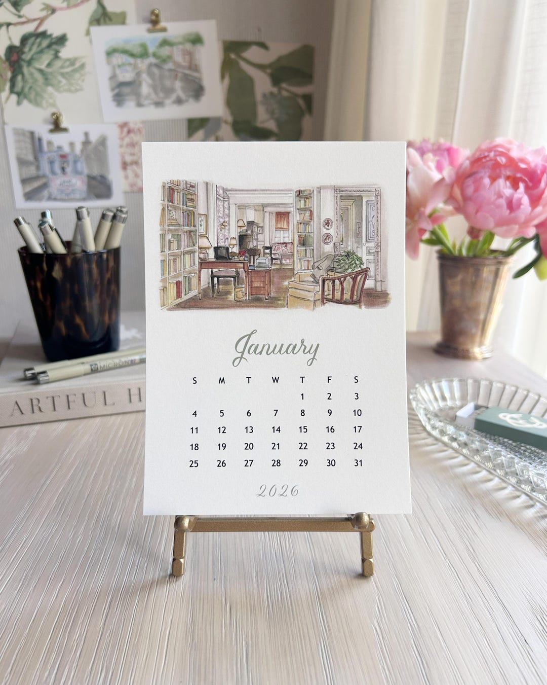 Rom Com 2026 Desktop Calendar | Nancy Meyers Nora Ephron Monthly ...