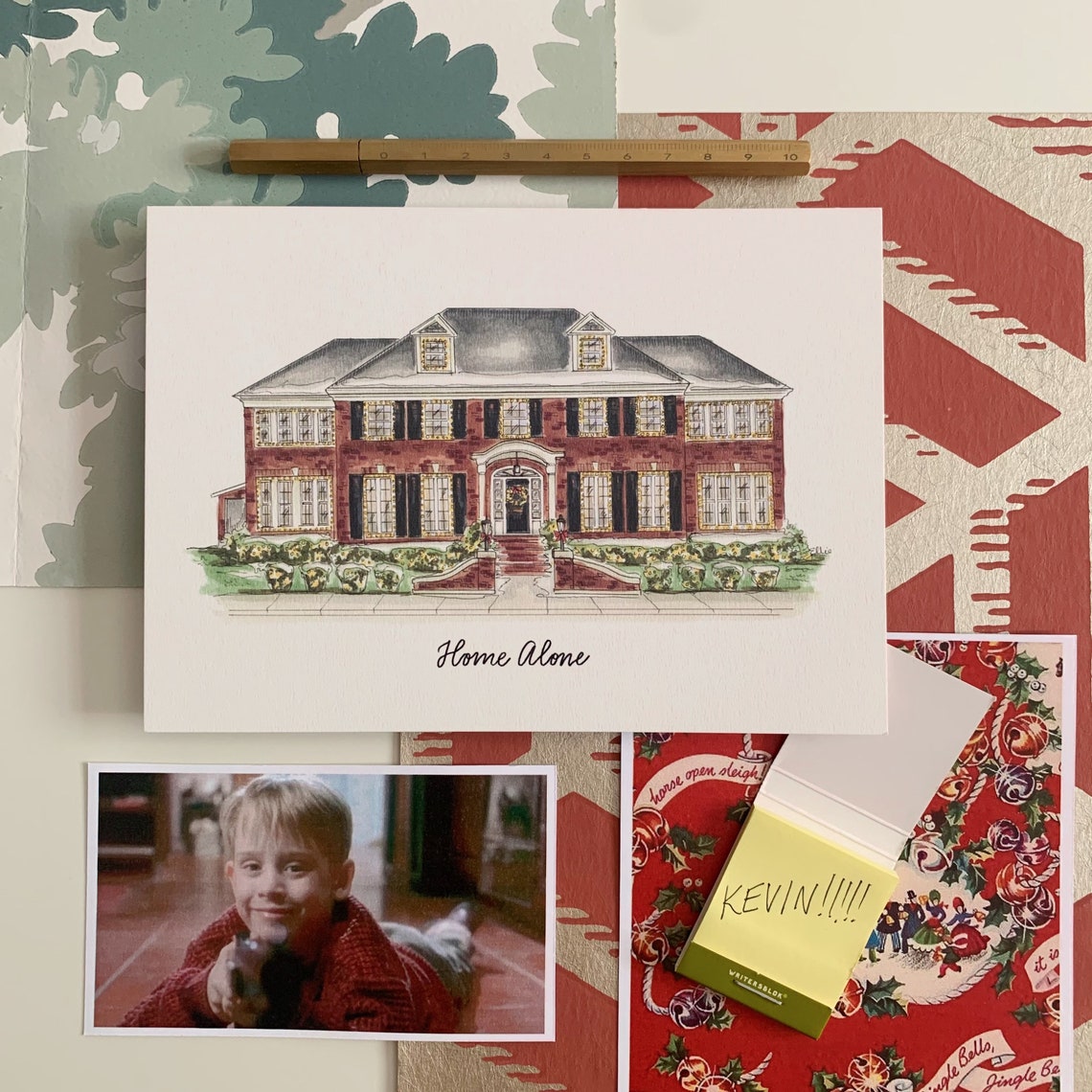 Home Alone House Print - Etsy
